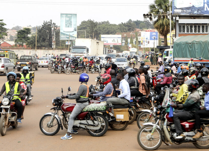 In Uganda's chaotic capital, boda-boda motorcycle taxis are a source of ...
