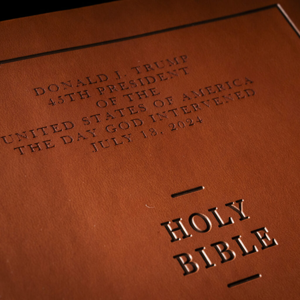 AP traces the printing of Trump’s ‘God Bless America’ Bibles to the ...