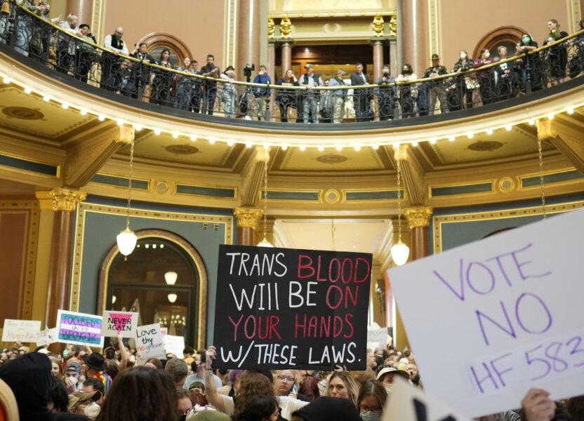 Iowa gives final approval to a bill removing gender identity ...