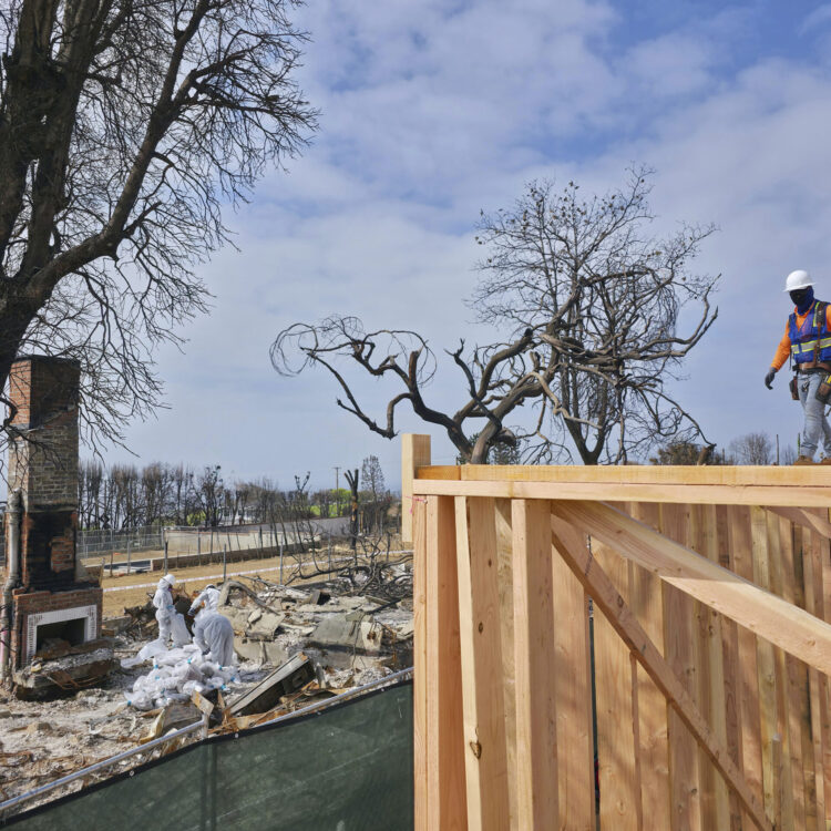 In the wake of devastating Los Angeles fires, residents begin to ...